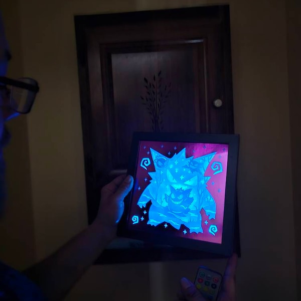 Pokemon 4 - Paper Cut Light Box Template Files, Shadow Box, 3D Papercut ...