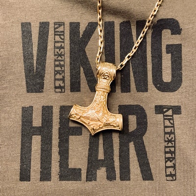 Solid, Gold, 14k, Yellow, Cross, Ragnar, Ragnar Cross, Pendant, Amulet ...