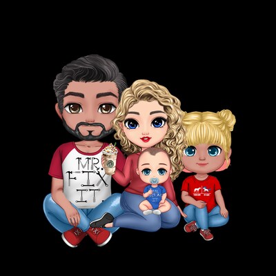 Family Clipart Cute Clipart Family Png T-shirt Mother - Etsy Canada