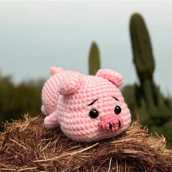 Pig Crochet Pattern, Amigurumi Valentines Crochet Pattern Piglet ...