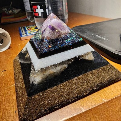 Orgonite Pyramid Orgone Device Energy Generator EMF - Etsy