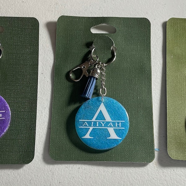 Keyring Display Card Svg, Keyring Display Card Template, Keychain ...