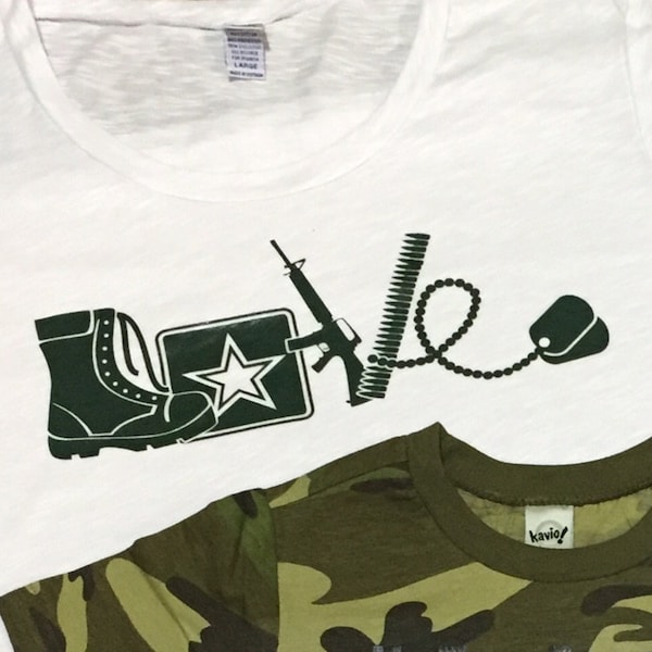 Love Army SVG - Png - Dxf - Eps - Ai -fcm - Cut File - Silhouette ...