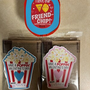 Valentine Chip Labels, Chips Kids Valentine Printable, Pringles Snack ...