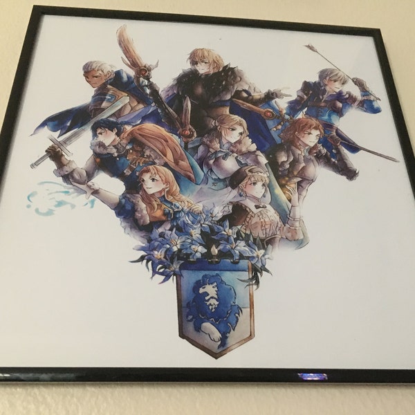 Fire Emblem Three Houses // FE3H // Blue Lions Print - Etsy