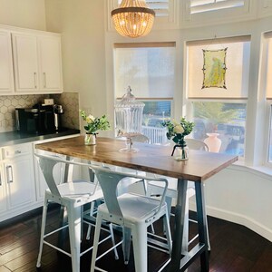 The Haven Full-frame Table Base H-shaped Leg Dining, Counter and Bar ...