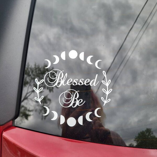 Tree of Life Car Decal, Wicca Window Sticker, Pagan Goddess and Celtic ...