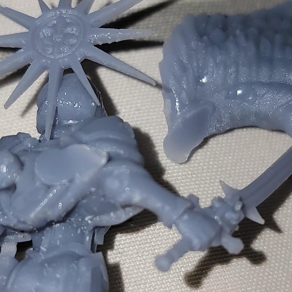 Male Genasi Cleric Mini 3D Print 6k Resin D&D, DND, TTG, RPG, Earth ...