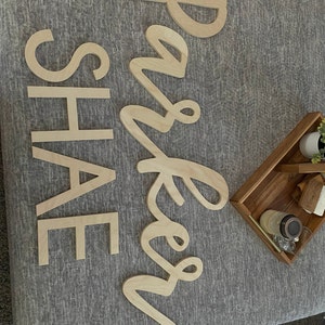 Custom Wood Name Sign for Nursery or Kids Room First & - Etsy