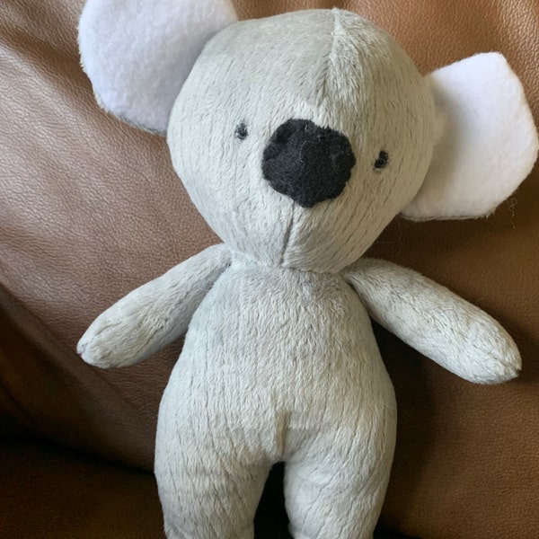 Koala Bear Stuffed Animal, Koala Sewing Pattern, Plush Animal Pattern ...