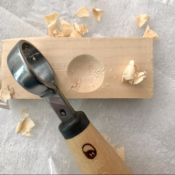 Hand Forged Scorp: Wood Carving Spoon Tool - Etsy