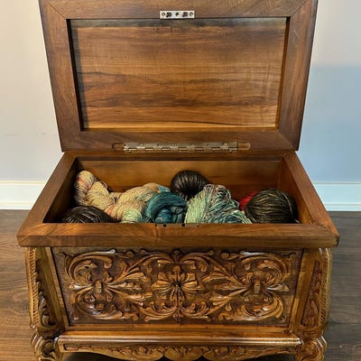 Large Puzzle Box for Adults, Secret Lock Box, Carved Puzzle Box ...