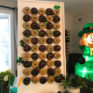 Pretzel Wall With Stand Holds 32 Pretzel Wall Wedding Pretzel Wall ...