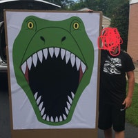 Dino Toss, Feed the T. Rex, Dinosaur Birthday Party, Dinosaur Game ...