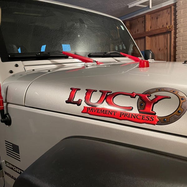 Hood Decal to Fit Jeep | Multi-layer - Etsy