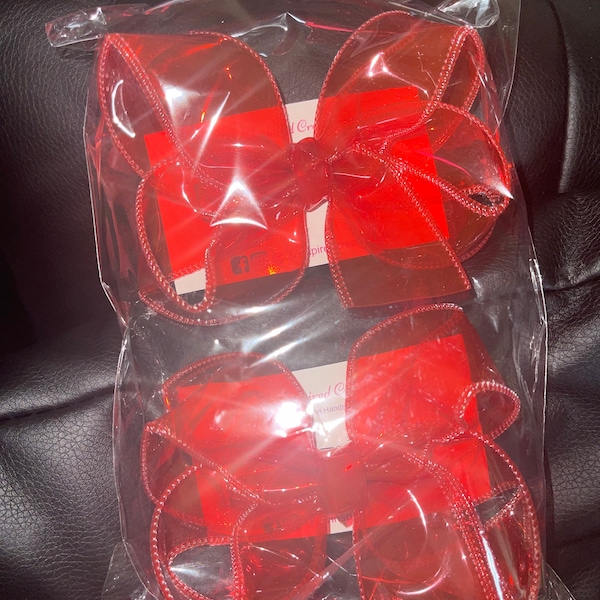 Jelly Hair Bows - Etsy