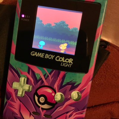 Custom Backlit Nintendo Gameboy Color artist Series Gengar by ...