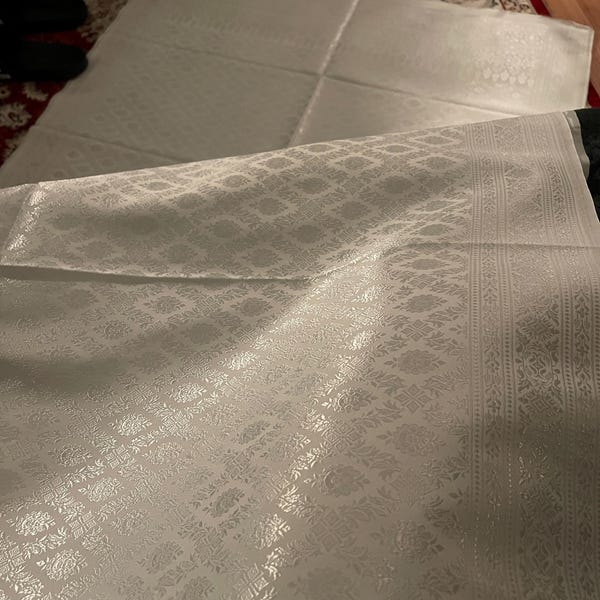 10x78 Inches, Multipurpose Brocade Scarf, Men Waist Band, Sash, Pabiang ...