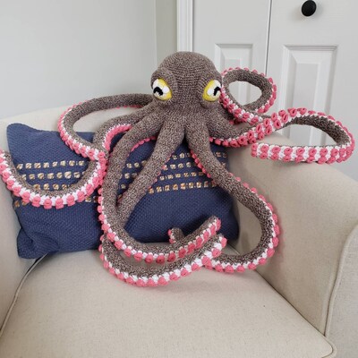 Apollo the Octopus Giant Crochet Pattern EASY TO FOLLOW - Etsy