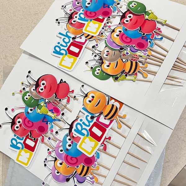 Bichikids Cupcake Toppers | Bichi Kids Birthday Decorations | Bichikids ...