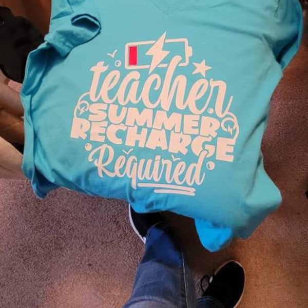 Last Day of School Svg Png Teacher Summer Recharge Required Svg End of ...