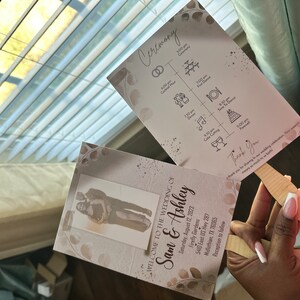 Wedding Fan Program Template Custom Wedding Fan Programs Wedding Fans ...