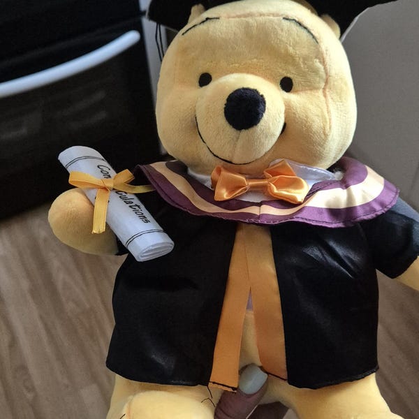 Personalized Grad. Bear Custom Graduation Gift, Custom Bear With ...