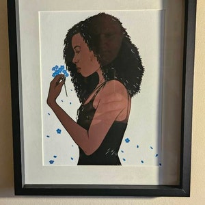 Poppy Snake Skeleton 8x10 Illustration Art Print - Etsy