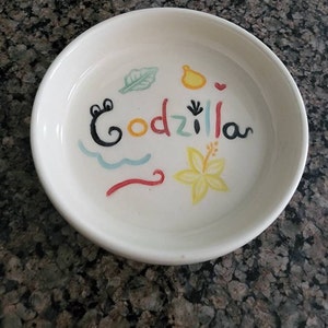 Custom Cute and Cheerful Pet Plate 2 to 3 Designs Handmade - Etsy