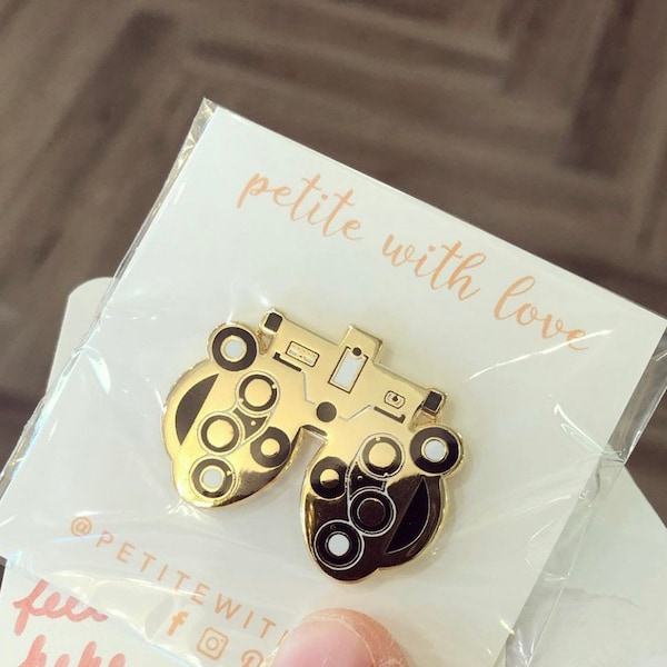 Gold Optometry Enamel Pin - Optometrist Eye Doctor Graduation Birthday ...