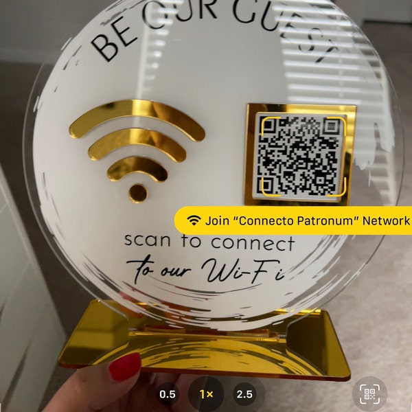 Wifi Sign, Wifi QR Code, Wifi Scan, Business Sign, House Sign - Etsy