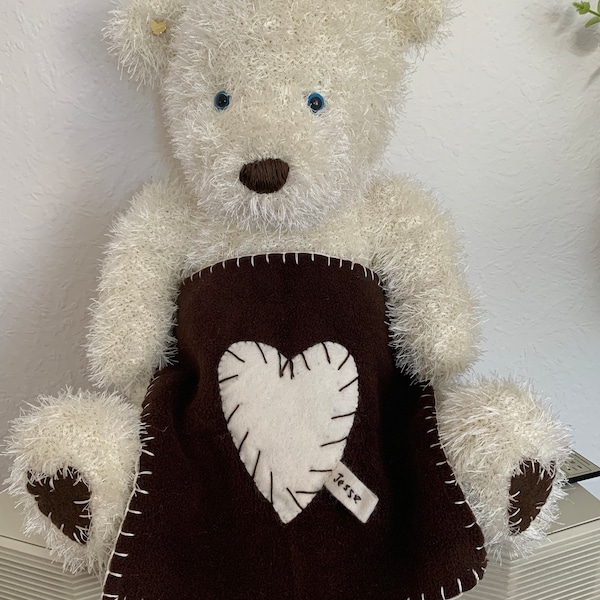 Teddy Bear Sewing Pattern for a Traditional Mohair, Cotter Pin Jointed ...