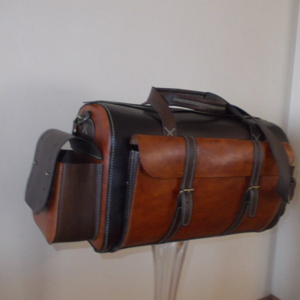 Leather Bag Pattern/leather Duffel Pattern/leather Pdf Template ...