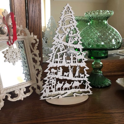 Wood Halloween Tiered Svg, Svg Cut File, Halloween Decor, Halloween ...