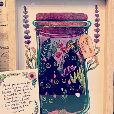 Happiness Potion Art Print - Etsy