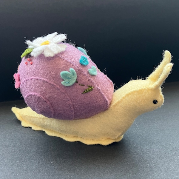 DIY Felt Snail Sewing Kit - Make Your Own Garden Snail Plush - Etsy