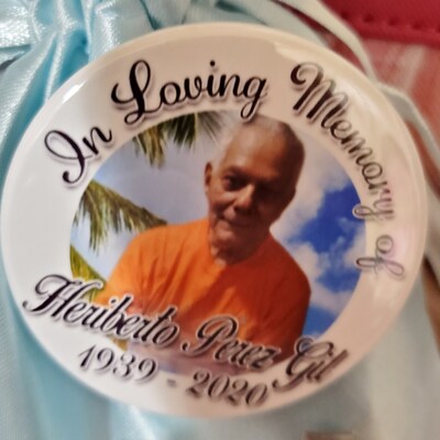 In Loving Memory of Rest in Peace 2 Inch Pin Back Buttons - Etsy