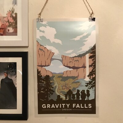 Gravity Falls National Park Poster - Etsy