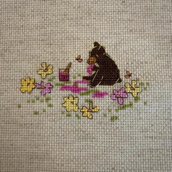 Hedgehog Cross Stitch Pattern, Flower Pots, Cute Cross Stitch, Animal ...