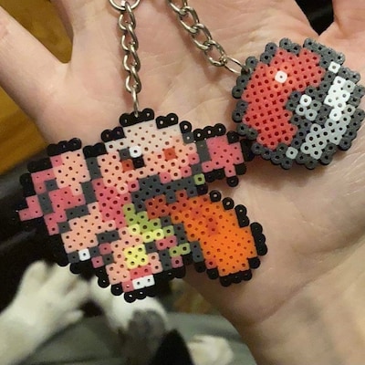 Super Mario Bros Elements Perler Beads Art Nintendo Video Game Can Be ...