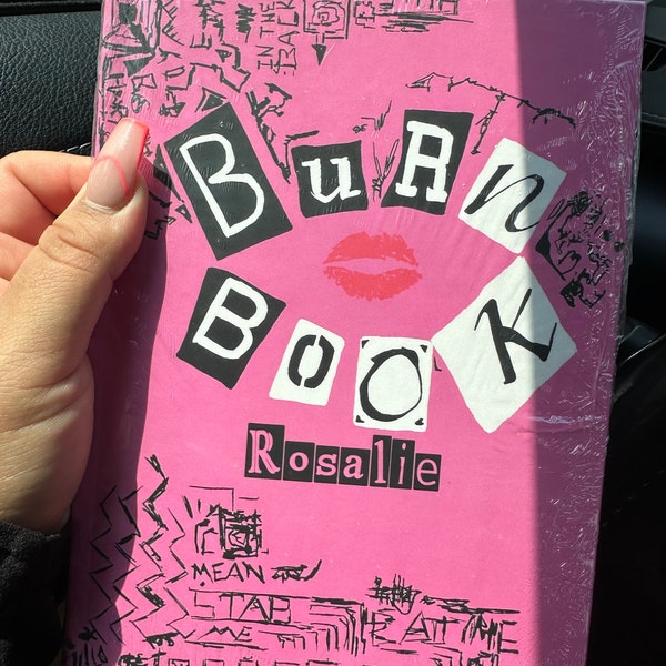 Custom Personalized Mean Girls, Burn Book, Regina George, Cady Heron ...