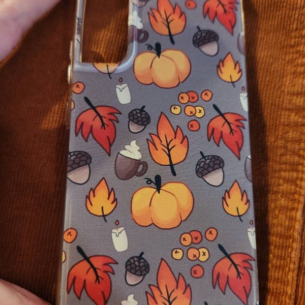 Autumn Phone Case Fall Leaves Cover for iPhone 17 Pro Max, 16e, 15, 14 ...