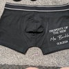 Groom Gift Grey Boxers and Bag Set, Property of the New Mrs Groom ...