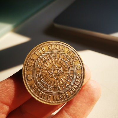 This Too Shall Pass EDC Coin Challenge Coin EDC Reminder Coins Everyday ...