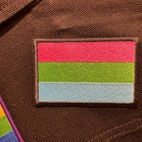 Progress Pride Flag Embroidered Patch LGBT Gay Queer Trans Hook and ...