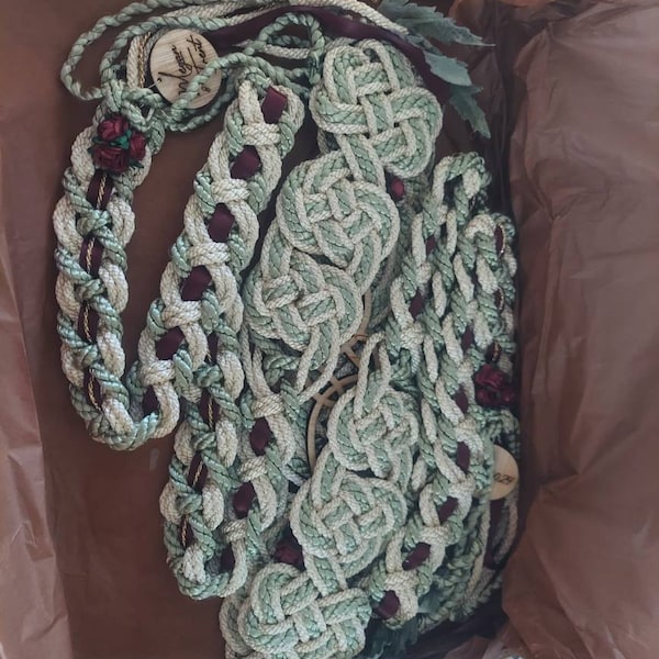 Handfasting Cord - Celtic 'nine Knots' Design - Serch Bythol - Custom ...