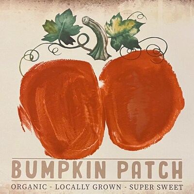 Bumpkin Patch / Pumpkin Bumkin / Baby Toddler Bum Bottom Print / First ...