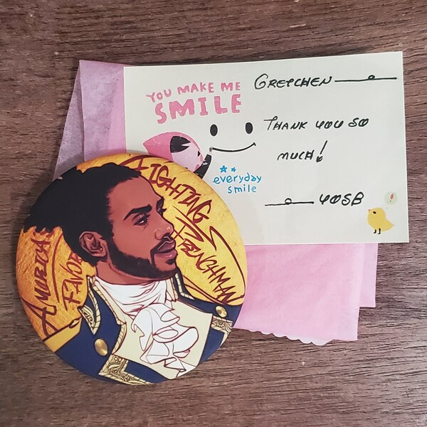 Hamilton Musical Velvet Silk Matte Pin Buttons (alexander Hamilton ...