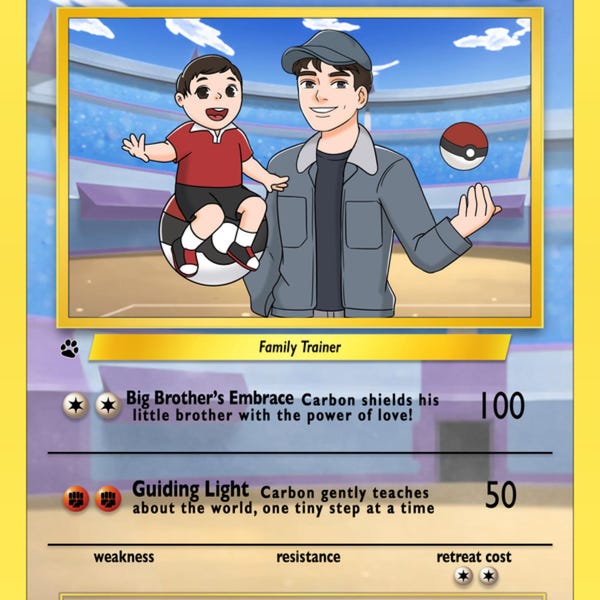 Custom Pokemonstyle Portraits | Poke Cards | Digital Image | Pokepet ...