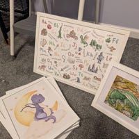 Farm Alphabet Print | Illustrated A-Z Farm Animals Poster | ABC Nursery ...